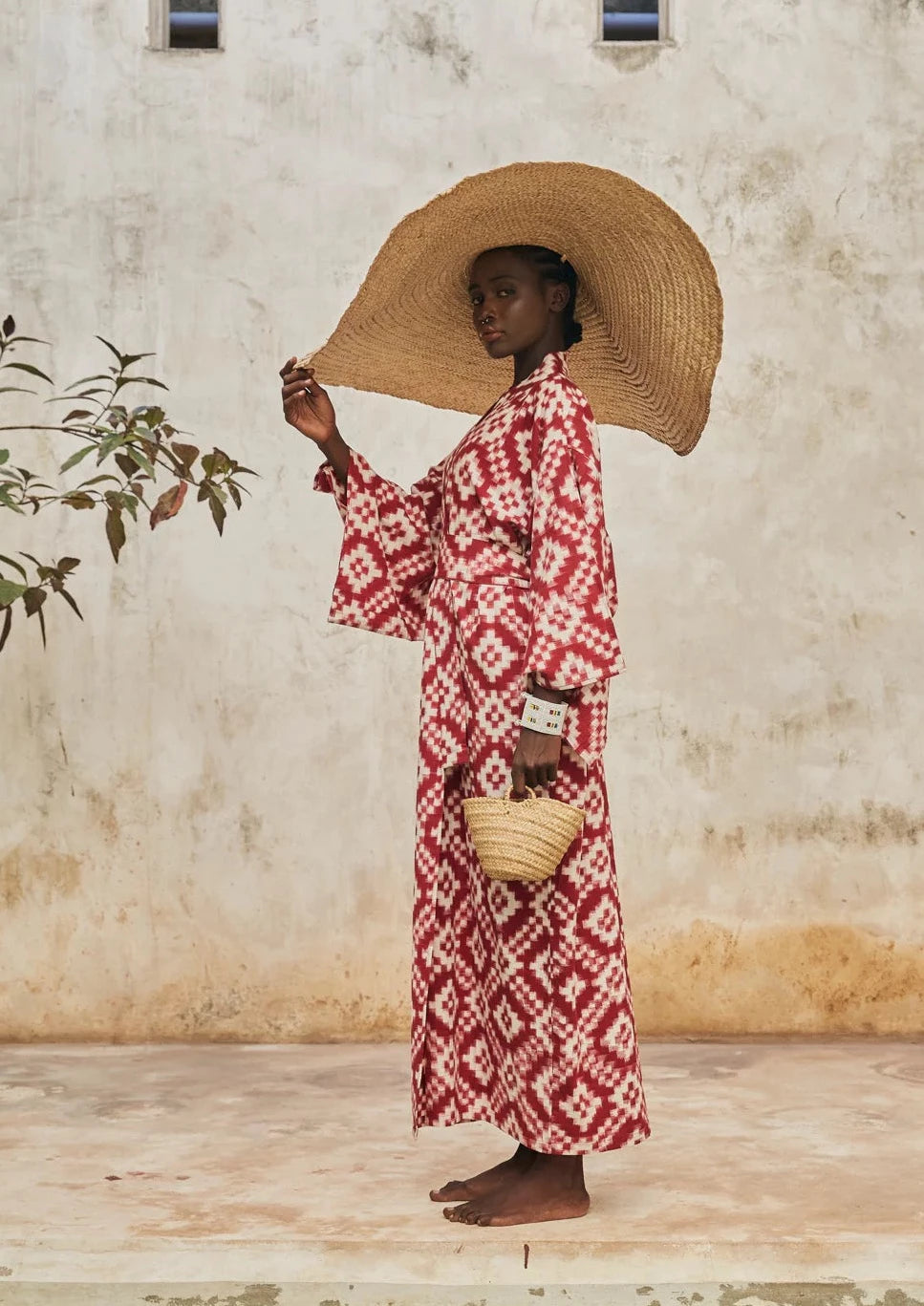 Mombasa Red Kimono